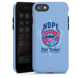 DeinDesign iPhone SE (2020) Handy Panzer Handyh&uuml;lle robuste Outdoor H&uuml;lle Schutzh&uuml;lle gl&auml;nzend Disney Sayings Lilo & Stitch Tough Case