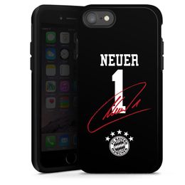 DeinDesign iPhone SE (2022) Handy Panzer Handyh&uuml;lle robuste Outdoor H&uuml;lle Schutzh&uuml;lle gl&auml;nzend Fc Bayern M&uuml;nchen Manuel Neuer Fcb Tough Case
