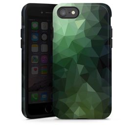 DeinDesign iPhone SE (2022) Handy Panzer Handyh&uuml;lle robuste Outdoor H&uuml;lle Schutzh&uuml;lle gl&auml;nzend Mosaic Geometric Tarnmuster Tough Case