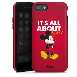 DeinDesign iPhone SE (2020) Handy Panzer Handyh&uuml;lle robuste Outdoor H&uuml;lle Schutzh&uuml;lle gl&auml;nzend Official Licensed Product Disney Mouse Tough Case