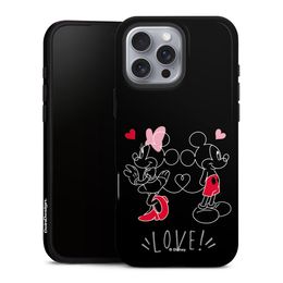 DeinDesign iPhone 16 Pro Max Handy Panzer Handyh&uuml;lle robuste Outdoor H&uuml;lle Schutzh&uuml;lle gl&auml;nzend Disney Love Tough Case