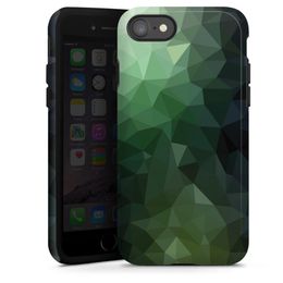 DeinDesign iPhone SE (2020) Handy Panzer Handyh&uuml;lle robuste Outdoor H&uuml;lle Schutzh&uuml;lle gl&auml;nzend Mosaic Geometric Tarnmuster Tough Case