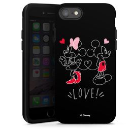 DeinDesign iPhone SE (2020) Handy Panzer Handyh&uuml;lle robuste Outdoor H&uuml;lle Schutzh&uuml;lle matt Disney Love Tough Case
