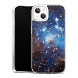 DeinDesign iPhone 13 Handy Silikon H&uuml;lle Case transparent Handyh&uuml;lle Weltall Star Galaxy Silikon Case