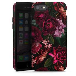 DeinDesign iPhone SE (2022) Handy Panzer Handyh&uuml;lle robuste Outdoor H&uuml;lle Schutzh&uuml;lle gl&auml;nzend Blossom Flowers Rose Tough Case