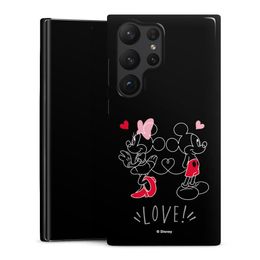 DeinDesign Galaxy S23 Ultra Handy Premium Case Smartphone Handyh&uuml;lle Schutzh&uuml;lle gl&auml;nzend Disney Love Premium Case