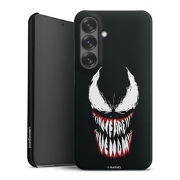 DeinDesign Galaxy S25 Handy Premium Case Smartphone Handyh&uuml;lle Schutzh&uuml;lle matt Venom Marvel Official Licensed Product Premium Case