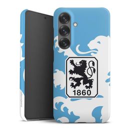 DeinDesign Galaxy S25 Handy Premium Case Smartphone Handyh&uuml;lle Schutzh&uuml;lle matt Coat Of Arms Tsv 1860 M&uuml;nchen Official Licensed Product Premium Case