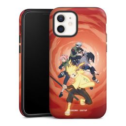 DeinDesign iPhone 12 mini Handy Panzer Handyh&uuml;lle robuste Outdoor H&uuml;lle Schutzh&uuml;lle matt Naruto Shippuden Sasuke Sakura Tough Case