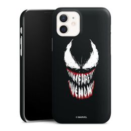 DeinDesign iPhone 12 Handy Premium Case Smartphone Handyh&uuml;lle Schutzh&uuml;lle matt Venom Marvel Official Licensed Product Premium Case