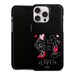 DeinDesign iPhone 15 Pro Max Handy Premium Case Smartphone Handyh&uuml;lle Schutzh&uuml;lle gl&auml;nzend Disney Love Premium Case