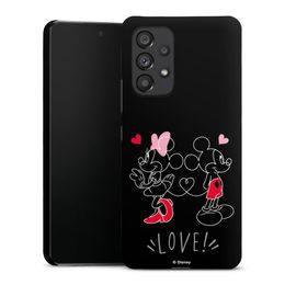 DeinDesign Galaxy A53 5G Handy Premium Case Smartphone Handyh&uuml;lle Schutzh&uuml;lle matt Disney Love Premium Case