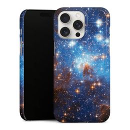 DeinDesign iPhone 15 Pro Max Handy Premium Case Smartphone Handyh&uuml;lle Schutzh&uuml;lle gl&auml;nzend Weltall Star Galaxy Premium Case