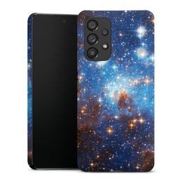 DeinDesign Galaxy A53 5G Handy Premium Case Smartphone Handyh&uuml;lle Schutzh&uuml;lle matt Weltall Galaxy Star Premium Case