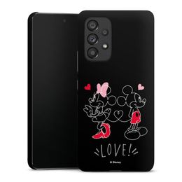 DeinDesign Galaxy A53 5G Handy Premium Case Smartphone Handyh&uuml;lle Schutzh&uuml;lle gl&auml;nzend Disney Love Premium Case