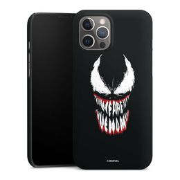DeinDesign iPhone 12 Pro Max Handy Premium Case Smartphone Handyh&uuml;lle Schutzh&uuml;lle matt Venom Marvel Official Licensed Product Premium Case
