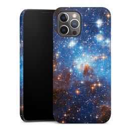 DeinDesign iPhone 12 Pro Max Handy Premium Case Smartphone Handyh&uuml;lle Schutzh&uuml;lle matt Weltall Star Galaxy Premium Case