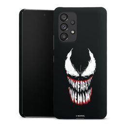 DeinDesign Galaxy A53 5G Handy Premium Case Smartphone Handyh&uuml;lle Schutzh&uuml;lle matt Official Licensed Product Marvel Venom Premium Case