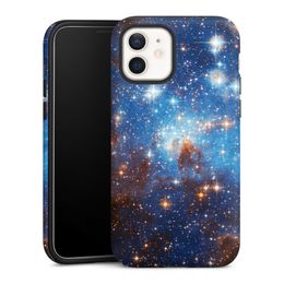 DeinDesign iPhone 12 Handy Panzer Handyh&uuml;lle robuste Outdoor H&uuml;lle Schutzh&uuml;lle matt Weltall Star Galaxy Tough Case