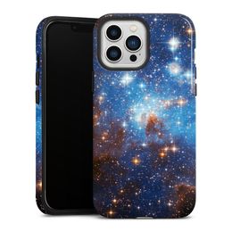 DeinDesign iPhone 13 Pro Max Handy Panzer Handyh&uuml;lle robuste Outdoor H&uuml;lle Schutzh&uuml;lle gl&auml;nzend Weltall Star Galaxy Tough Case