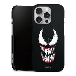 DeinDesign iPhone 16 Pro Handy Premium Case Smartphone Handyh&uuml;lle Schutzh&uuml;lle matt Venom Marvel Official Licensed Product Premium Case
