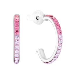 Amor Ohrringe Damen Größe One Size pastellpink / silber