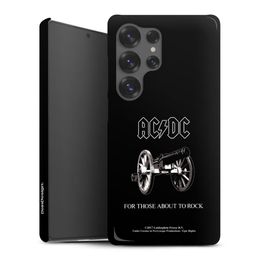 DeinDesign Galaxy S25 Ultra Handy Premium Case Smartphone Handyh&uuml;lle Schutzh&uuml;lle gl&auml;nzend Music Acdc Merchandise Premium Case