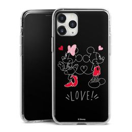 DeinDesign iPhone 11 Pro Max Handy Silikon H&uuml;lle Case transparent Handyh&uuml;lle Disney Love Silikon Case