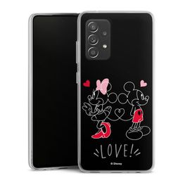 DeinDesign Galaxy A52s 5G Handy Silikon H&uuml;lle Case transparent Handyh&uuml;lle Disney Love Silikon Case