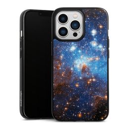 DeinDesign iPhone 13 Pro Handy Silikon H&uuml;lle Case schwarz Handyh&uuml;lle Weltall Star Galaxy