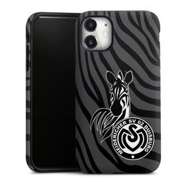 DeinDesign iPhone 11 Handy Panzer Handyh&uuml;lle robuste Outdoor H&uuml;lle Schutzh&uuml;lle matt Msv Duisburg Muster Zebra Tough Case