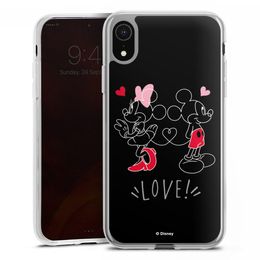 DeinDesign iPhone Xr Handy Silikon H&uuml;lle Case transparent Handyh&uuml;lle Disney Love Silikon Case