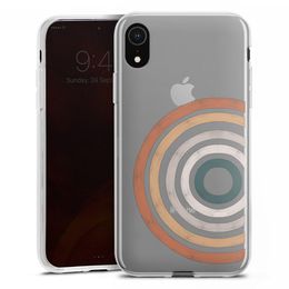 DeinDesign iPhone Xr Handy Silikon H&uuml;lle Case transparent Handyh&uuml;lle Circle Rainbow Water Colour Silikon Case