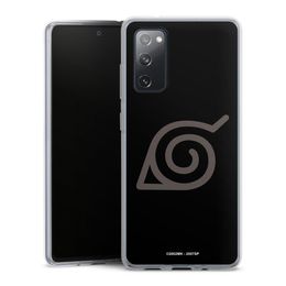 DeinDesign Galaxy S20 FE Handy Silikon H&uuml;lle Case transparent Handyh&uuml;lle Naruto Shippuden Logo Konoha Silikon Case