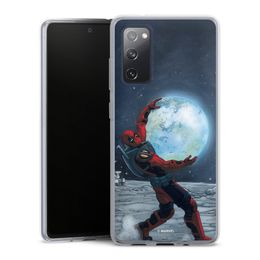 DeinDesign Galaxy S20 FE 5G Handy Silikon H&uuml;lle Case transparent Handyh&uuml;lle Marvel Moon Deadpool Silikon Case