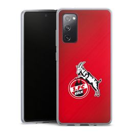 DeinDesign Galaxy S20 FE 5G Handy Silikon H&uuml;lle Case transparent Handyh&uuml;lle 1. Fc K&ouml;ln Effzeh Official Licensed Product Silikon Case