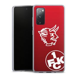DeinDesign Galaxy S20 FE 5G Handy Silikon H&uuml;lle Case transparent Handyh&uuml;lle Devil Official Licensed Product 1. Fc Kaiserslautern Silikon Case