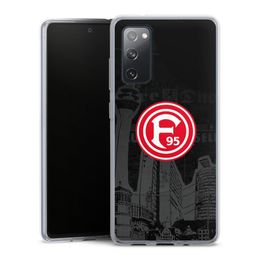 DeinDesign Galaxy S20 FE Handy Silikon H&uuml;lle Case transparent Handyh&uuml;lle Logo Official Licensed Product Fortuna D&uuml;sseldorf Silikon Case