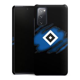DeinDesign Galaxy S20 FE Handy Premium Case Smartphone Handyh&uuml;lle Schutzh&uuml;lle matt Official Licensed Product Hsv Hamburger Sv Premium Case