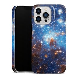 DeinDesign iPhone 13 Pro Handy Premium Case Smartphone Handyh&uuml;lle Schutzh&uuml;lle gl&auml;nzend Weltall Star Galaxy Premium Case