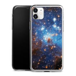 DeinDesign iPhone 11 Handy Slim Case Silikon Handyh&uuml;lle transparent H&uuml;lle extra d&uuml;nn Galaxy Weltall Star Silikon Slim Case