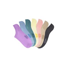 active by Lascana Lascana Active Ankle Socks female Beige, Blue, Yellow, Green, Purple, Pink, Black size 35-38