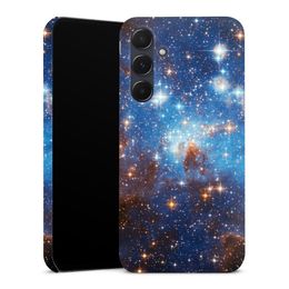 DeinDesign Galaxy A55 5G Handy Premium Case Smartphone Handyh&uuml;lle Schutzh&uuml;lle matt Weltall Star Galaxy Premium Case