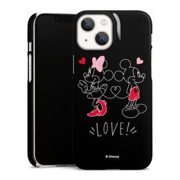 DeinDesign iPhone 13 Mini Handy Premium Case Smartphone Handyh&uuml;lle Schutzh&uuml;lle gl&auml;nzend Disney Love Premium Case