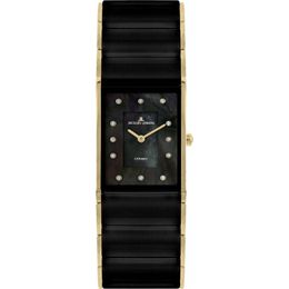 Jacques Lemans Analog Watch female Gold, Black size One Size