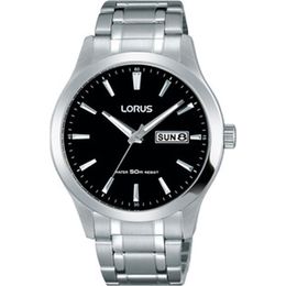 Lorus Analoguhr Damen Gr&ouml;&szlig;e One Size schwarz / silber
