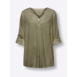 Heine Bluse Damen Gr&ouml;&szlig;e XL/XXL oliv