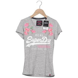 Superdry T-Shirt Damen Größe XS Second Hand grau