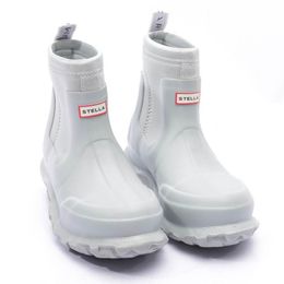 Stella McCartney Stiefeletten Damen Größe 36 Second Hand hellblau
