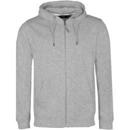 INDICODE Jeans Zip-Up Hoodie male Grey size L